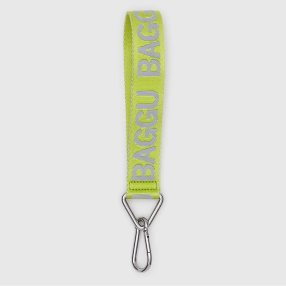 BAGGU | Accessories | Baggu Logo Keychain Citron | Poshmark